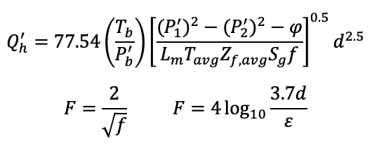 Comparison of Compressible Flow Equations and FluidFlow - Part 1
