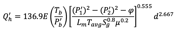 Comparison of Compressible Flow Equations and FluidFlow - Part 1