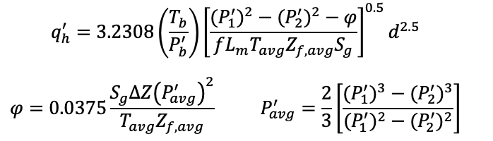 Comparison of Compressible Flow Equations and FluidFlow - Part 1